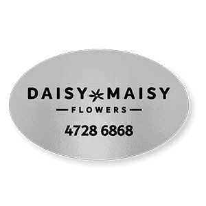 Florist Labels | Custom Gold Foil Stickers | Metallic Labels